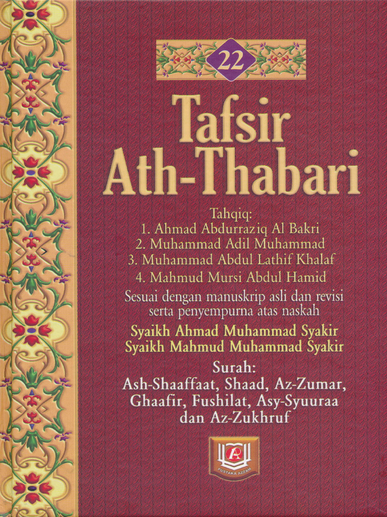 Tafsir Ath-Thabari: Terjemahan dan Penjelasan Ayat Al-Qur'an | PDF ...