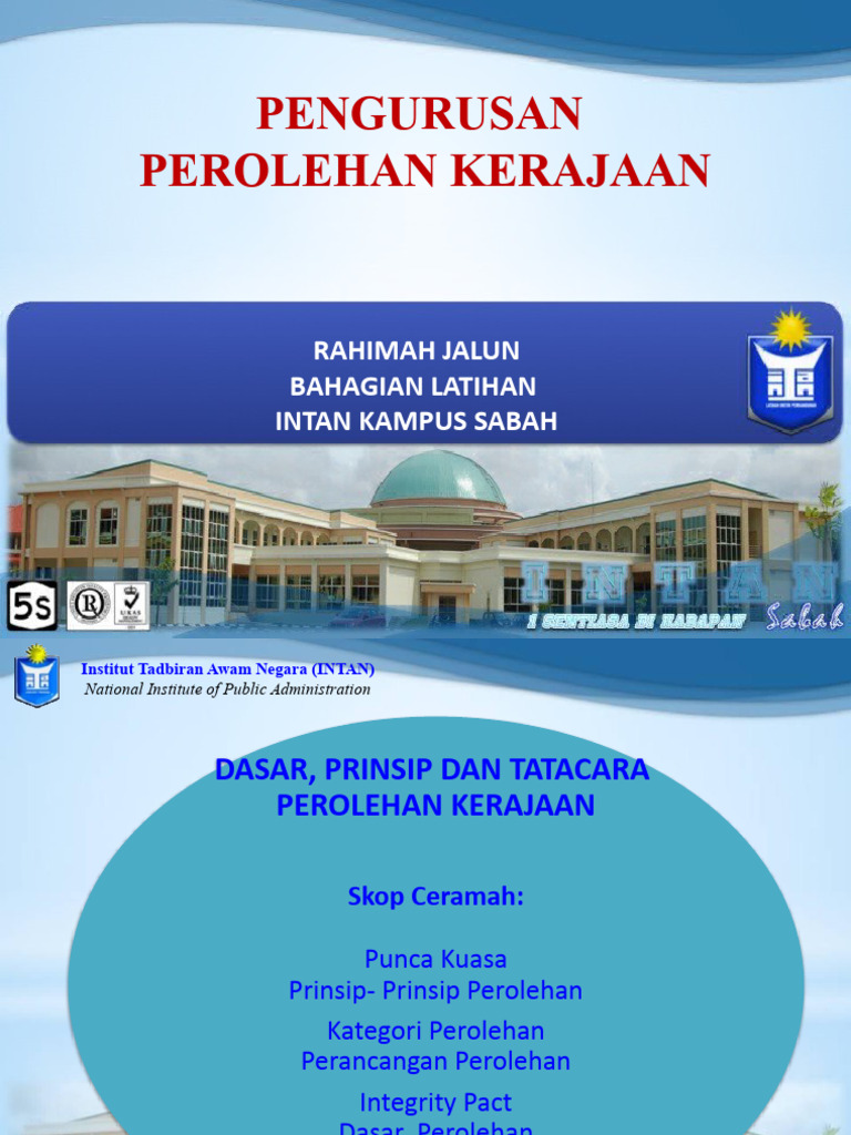 Pengurusan Perolehan Nota Peserta | PDF