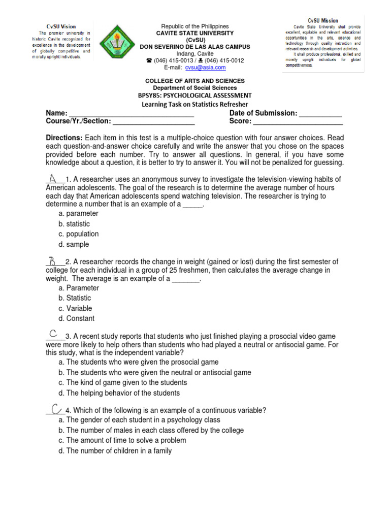 Lab Exercise Statistics Refresher 2 Download Free Pdf Student S T