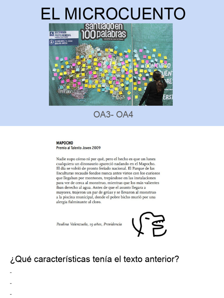 El Microcuento | PDF