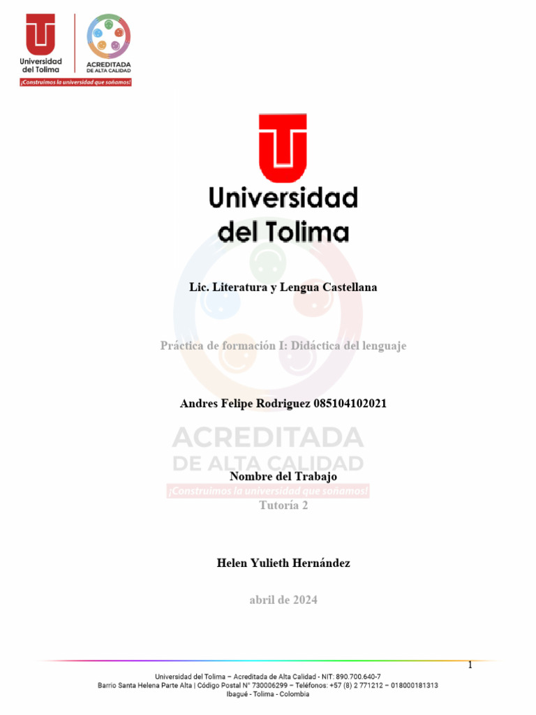 Plantilla Word Ut | Descargar gratis PDF | Maestros | Aprendizaje
