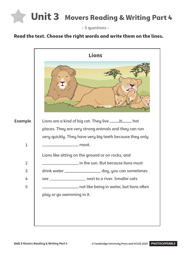 PU3-CEPT-U3_Unit 3 Cambridge English Practice Tests | PDF