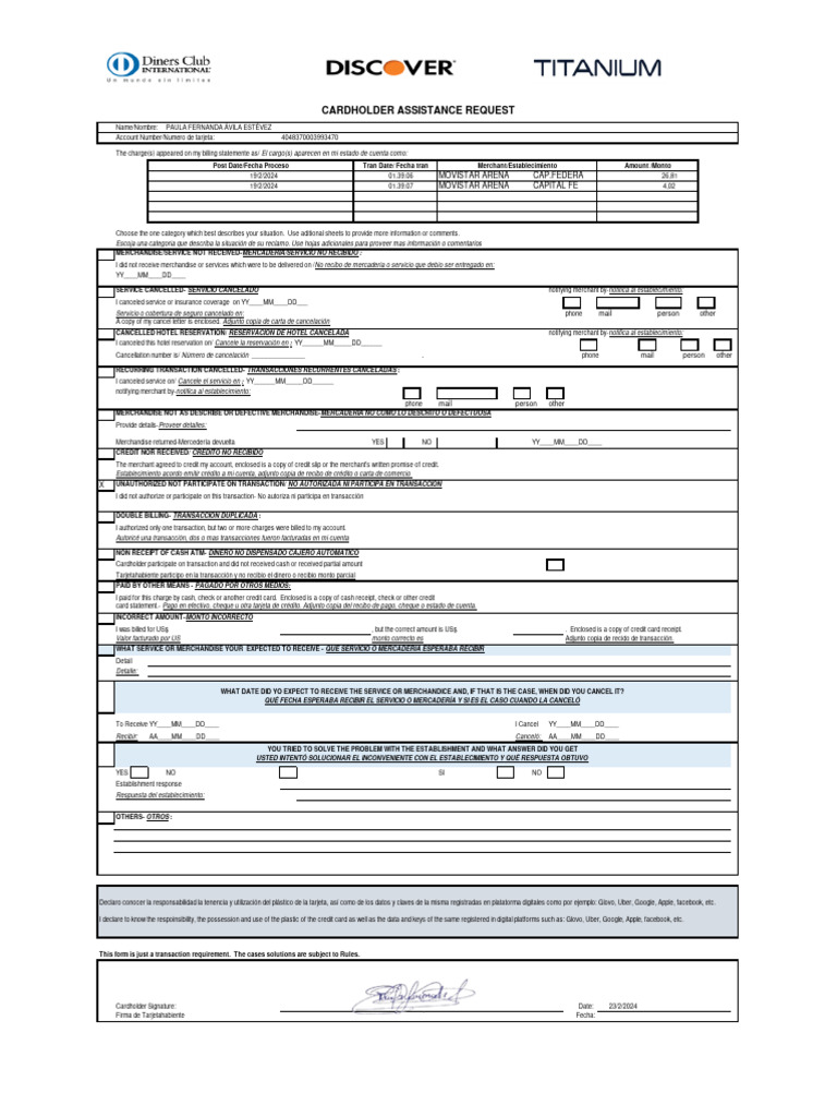 Form Rec | PDF | Credit Card | Financial Technology