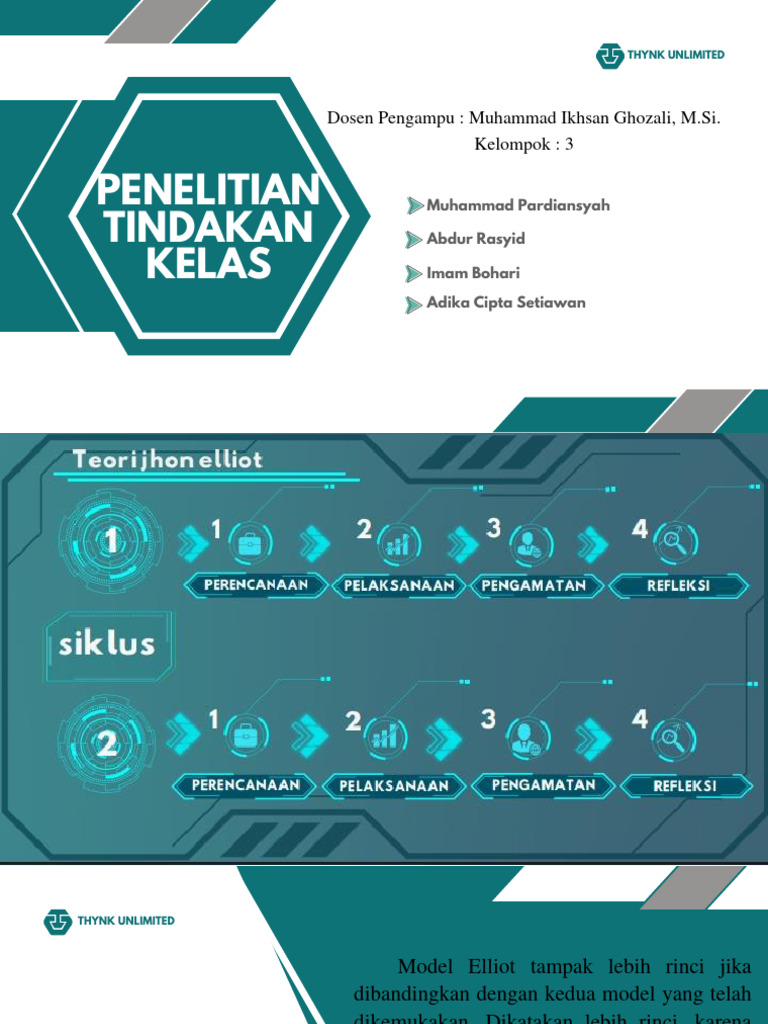 Kelompok 3 - PTK Model John Elliot | PDF