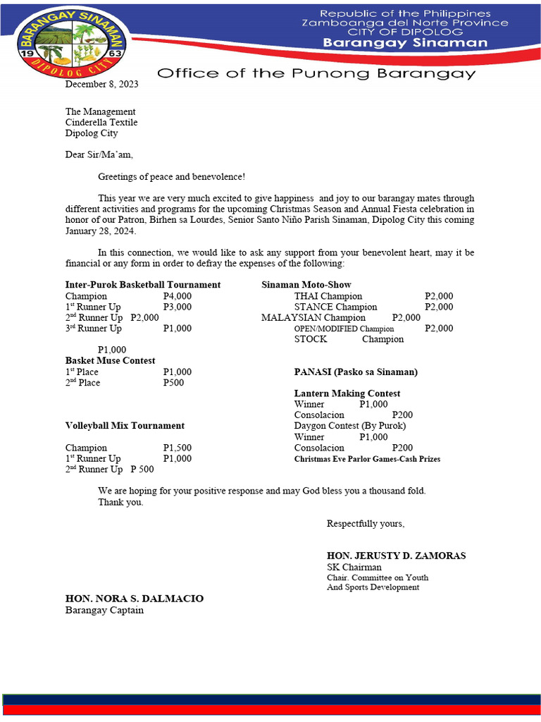 SK Solicitation-Fiesta | PDF