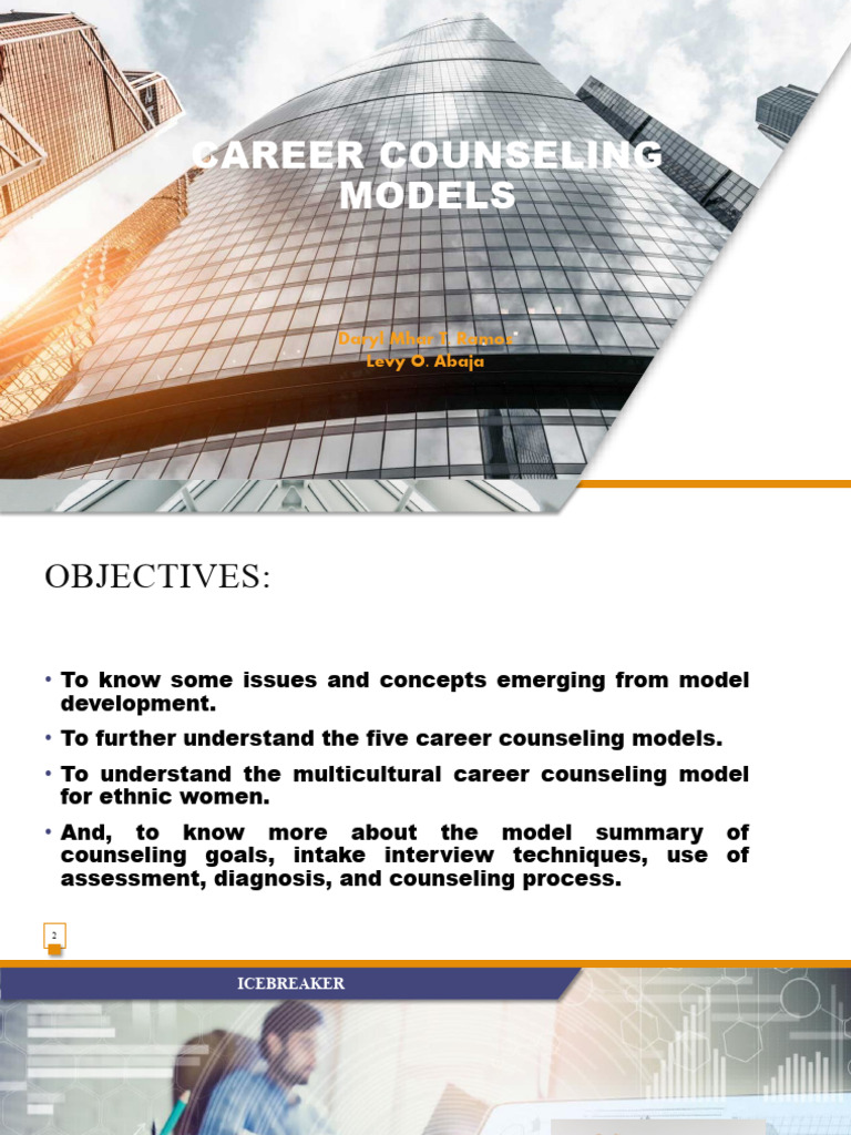 Career Counseling Models | PDF | Counseling Psychology | Conceptual Model