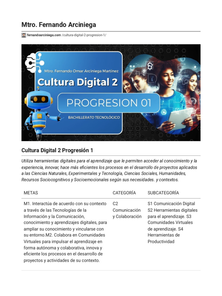 Mtro. Fernando Arciniega | PDF | Tecnología de información y ...