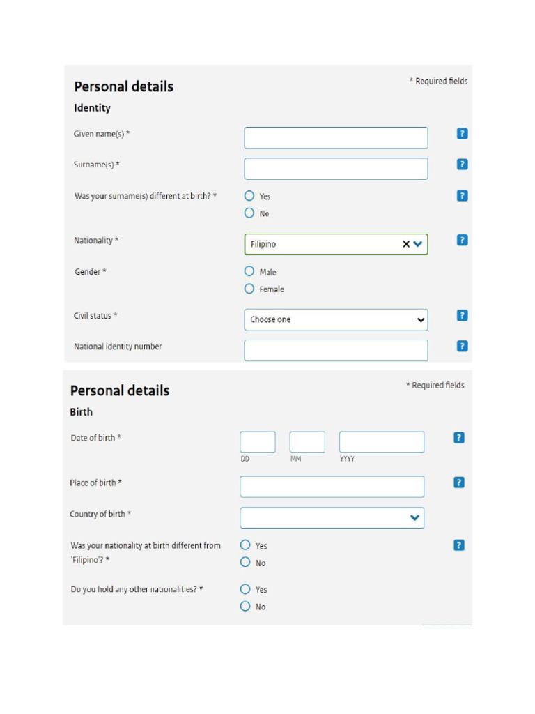Draft Application Form | PDF