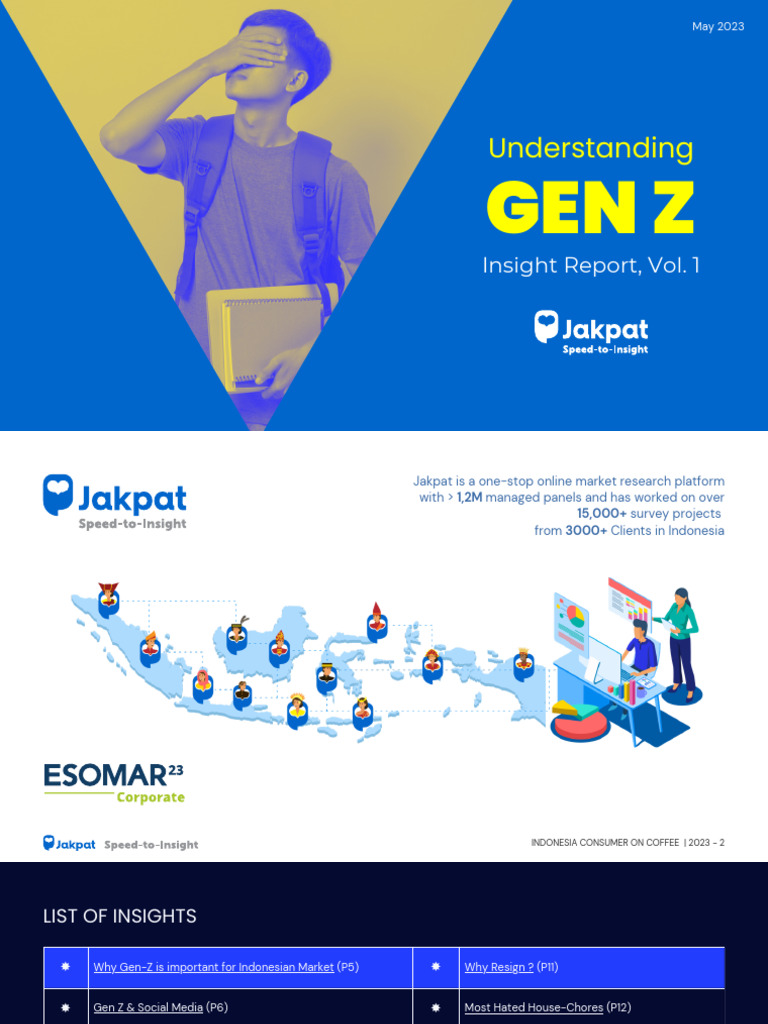 PDF Report Understanding Gen Z Vol. 1 - Jakpat Insight Report 2023 ...