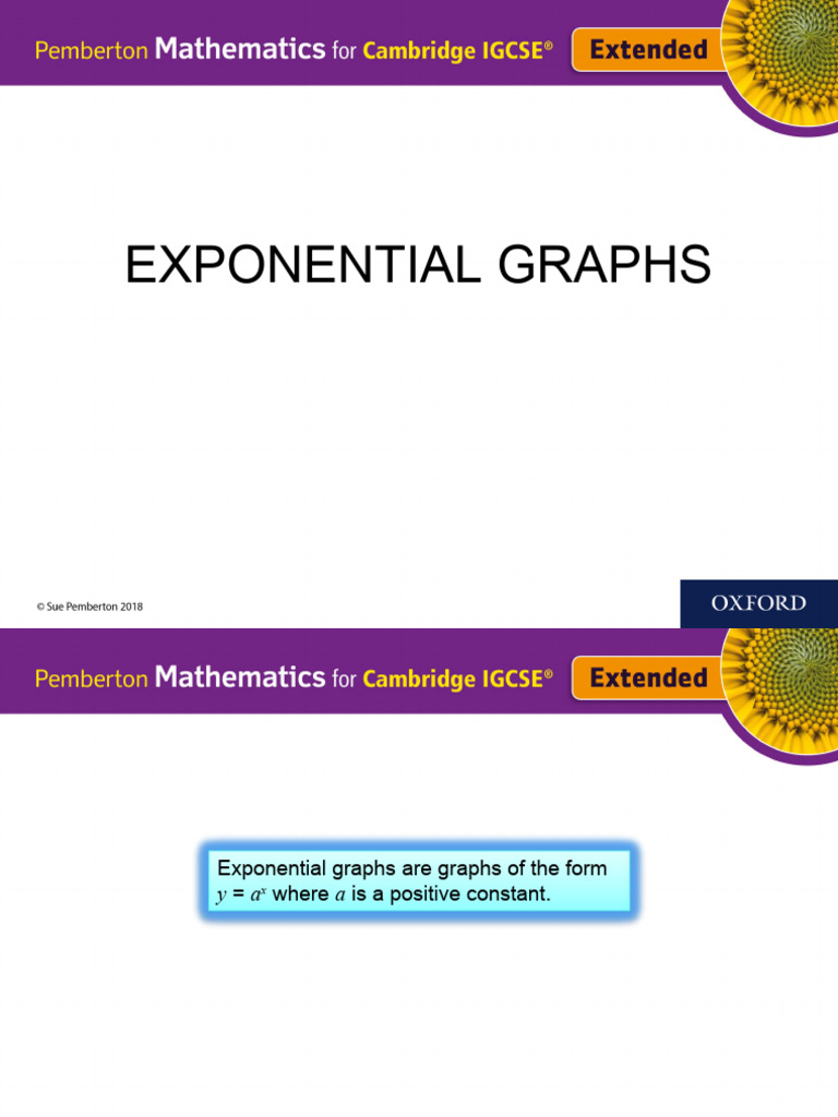 Exponential Graphs | PDF