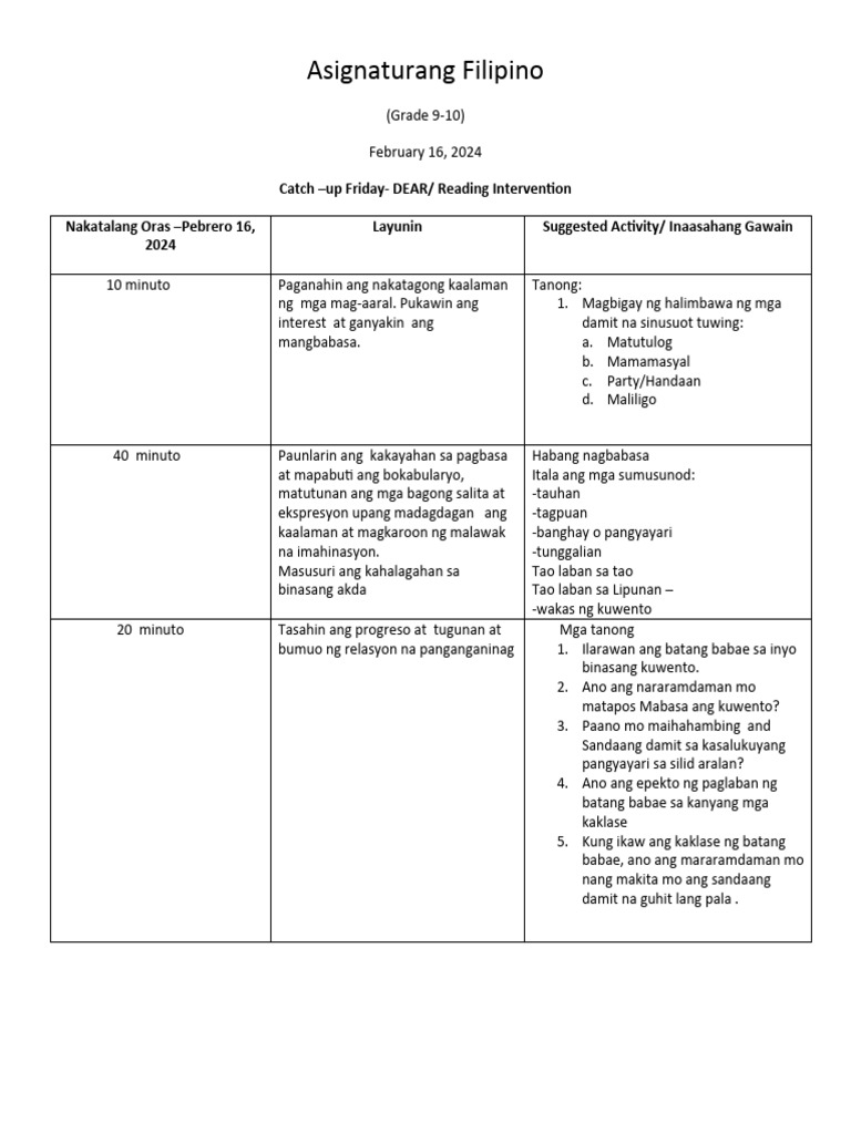 Dear Filipino 2 | PDF