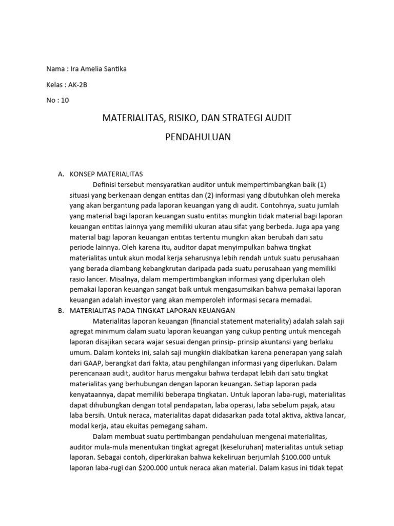 Tugas Audit | PDF