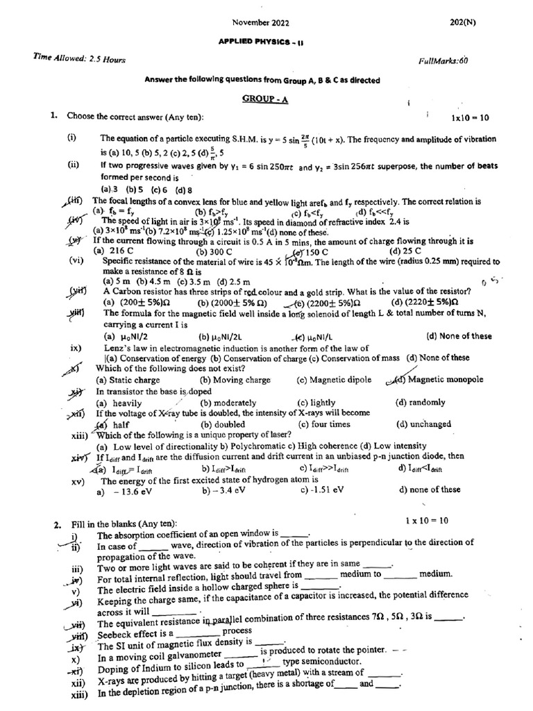 Diploma 2 Sem Applied Physics | PDF