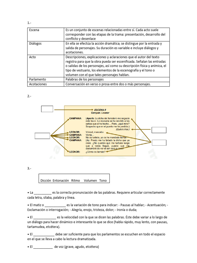 Elementos Clave de la Lectura Dramatizada | PDF | Ritmo