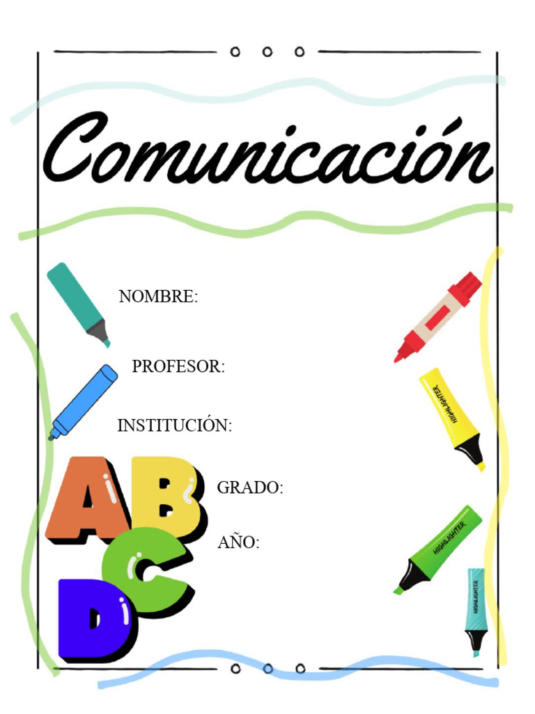 caratulas-de-comunicacion-primaria | PDF