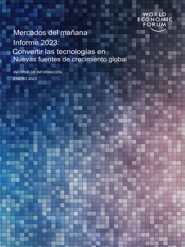 WEF Markets of Tomorrow 2023 ESPAÑOL | PDF | Agricultura | Business
