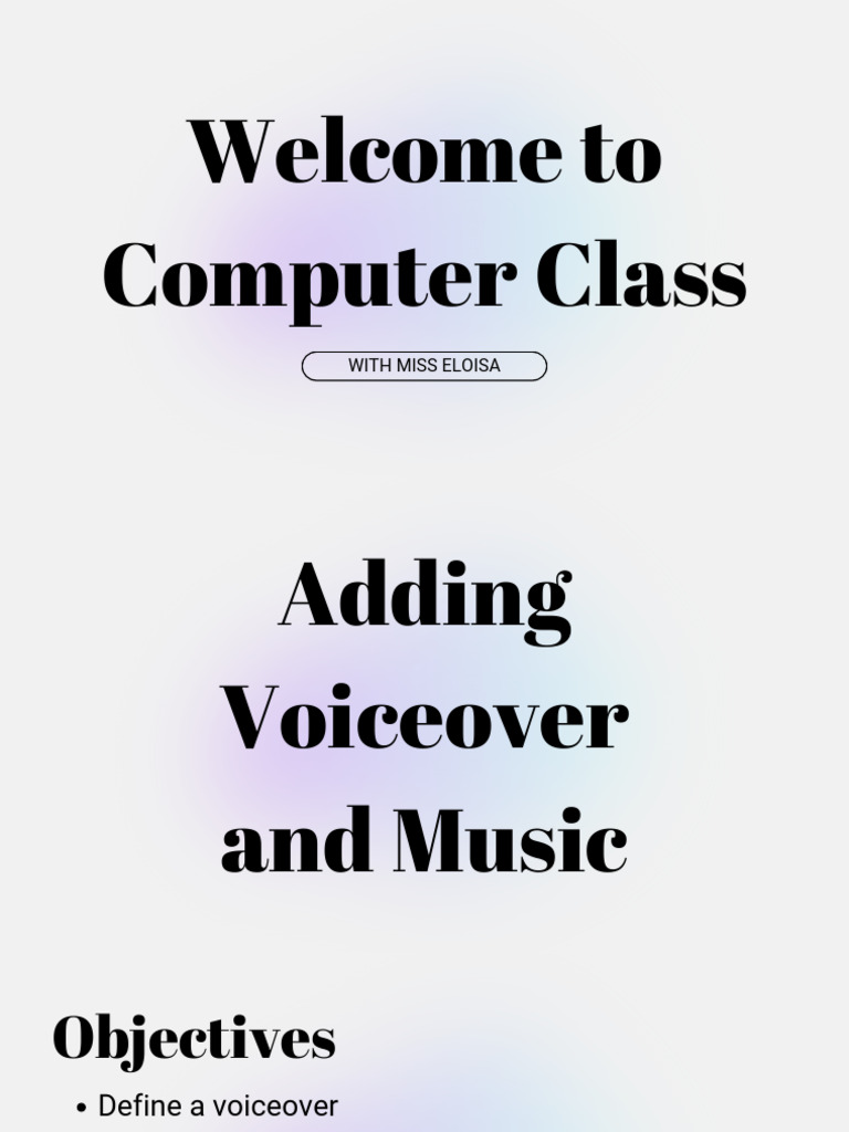 PowToon Voiceover & Music Guide | PDF | Voice Over