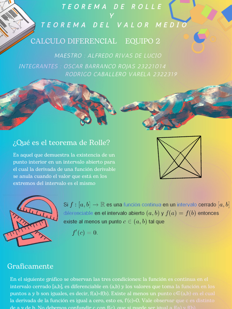 Teorema de Rolle y Valor Medio | PDF | Derivado | Análisis