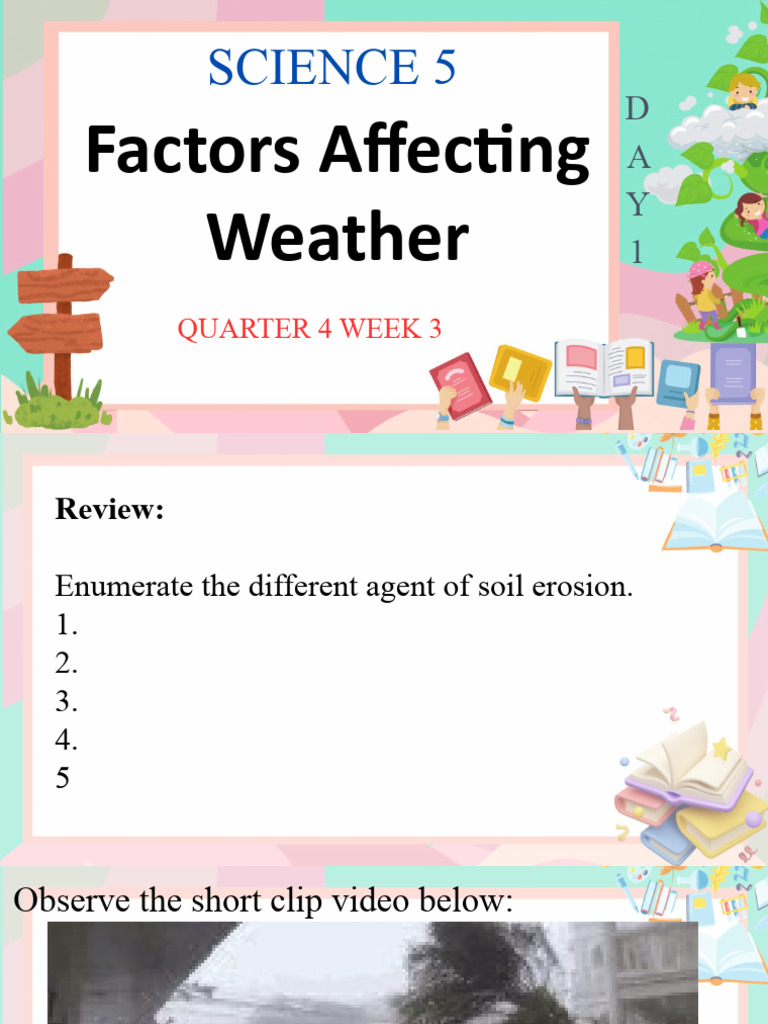 Q4 W3 Science 5 | PDF | Tropical Cyclones | Weather