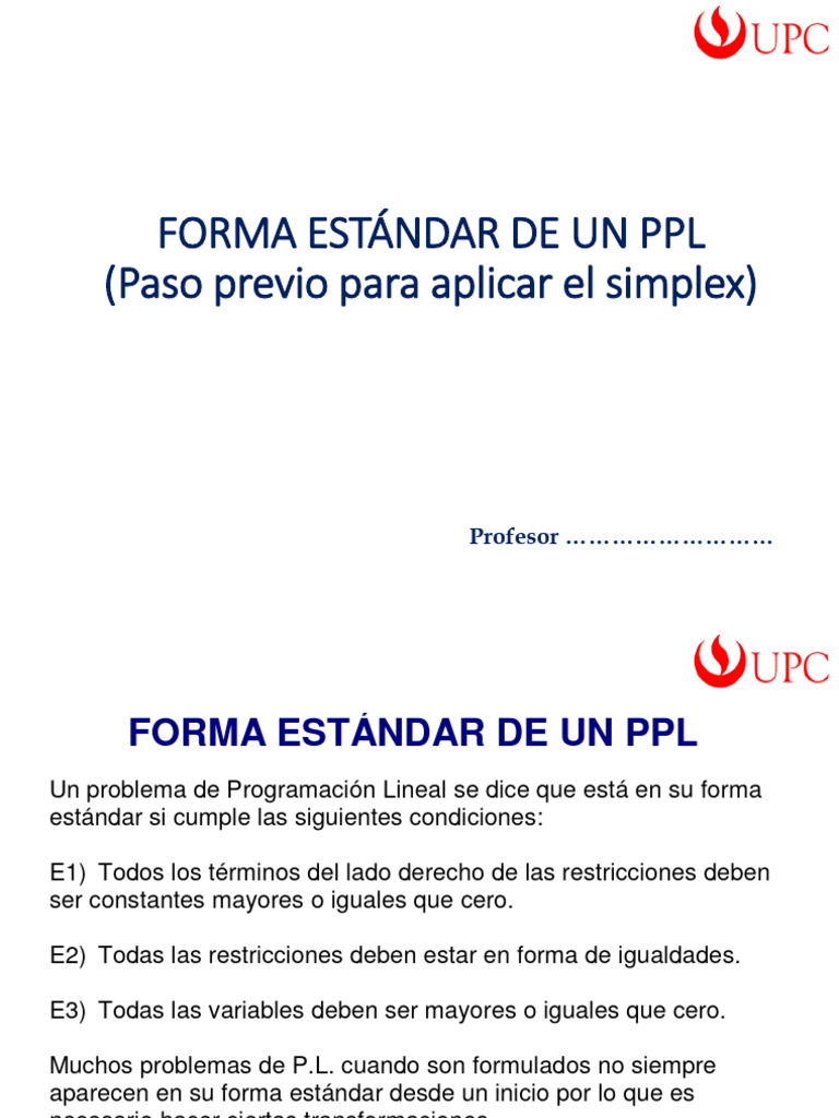 Unidad 1 - 5 Forma_estandar | PDF | Programación lineal | Informática ...