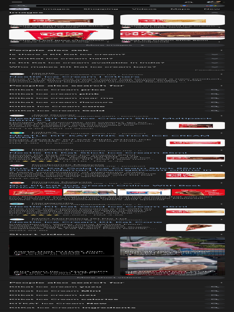 Kitkat Ice Cream - Google Search | PDF | Foods | Snack Food