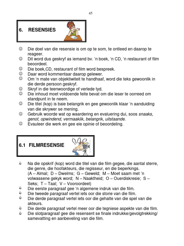 Resensie Resensie Voorbeelde | PDF
