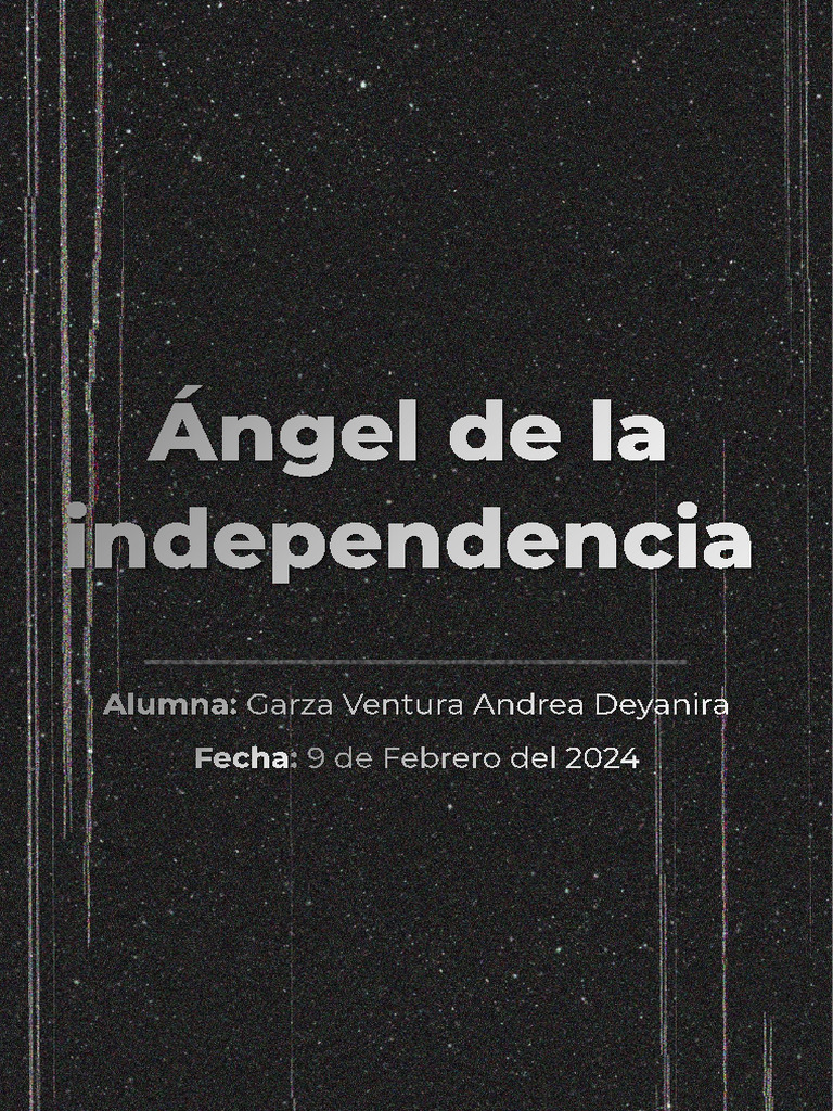 Ángel de la Independen, Torre Eiffel, Estatua de la libertad | PDF
