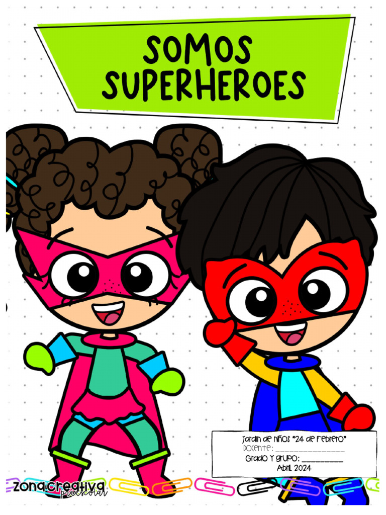 ZCP Plan Somos Superheroes | PDF | Superhombre | Cómics