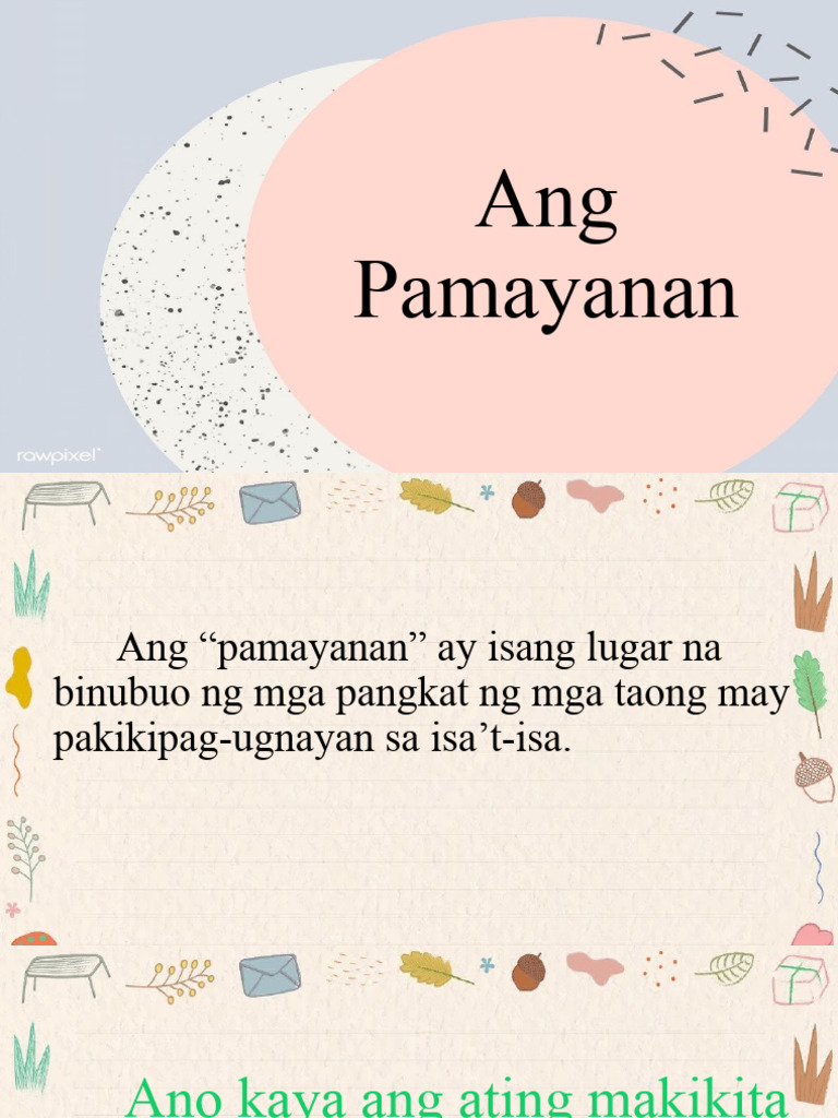 Ang Pamayanan | PDF