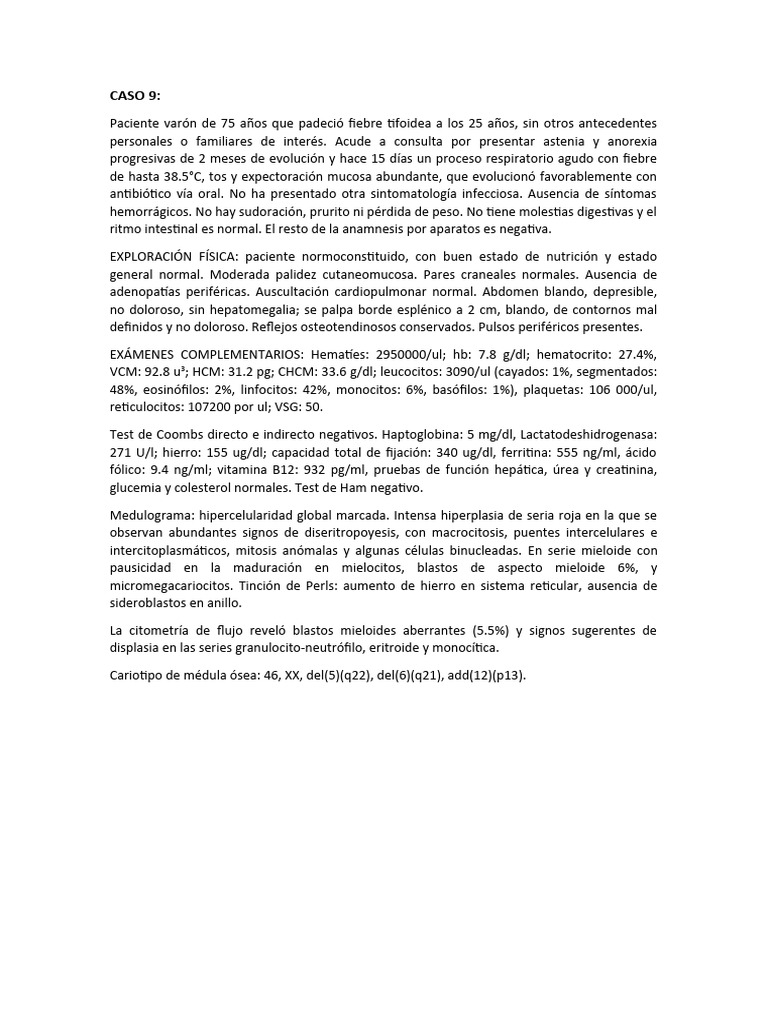 Caso 9 | PDF | Ciencia y matemática