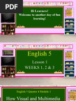 English: Quarter 4 - Module 1: Analyzing Visual and Multimedia Elements ...