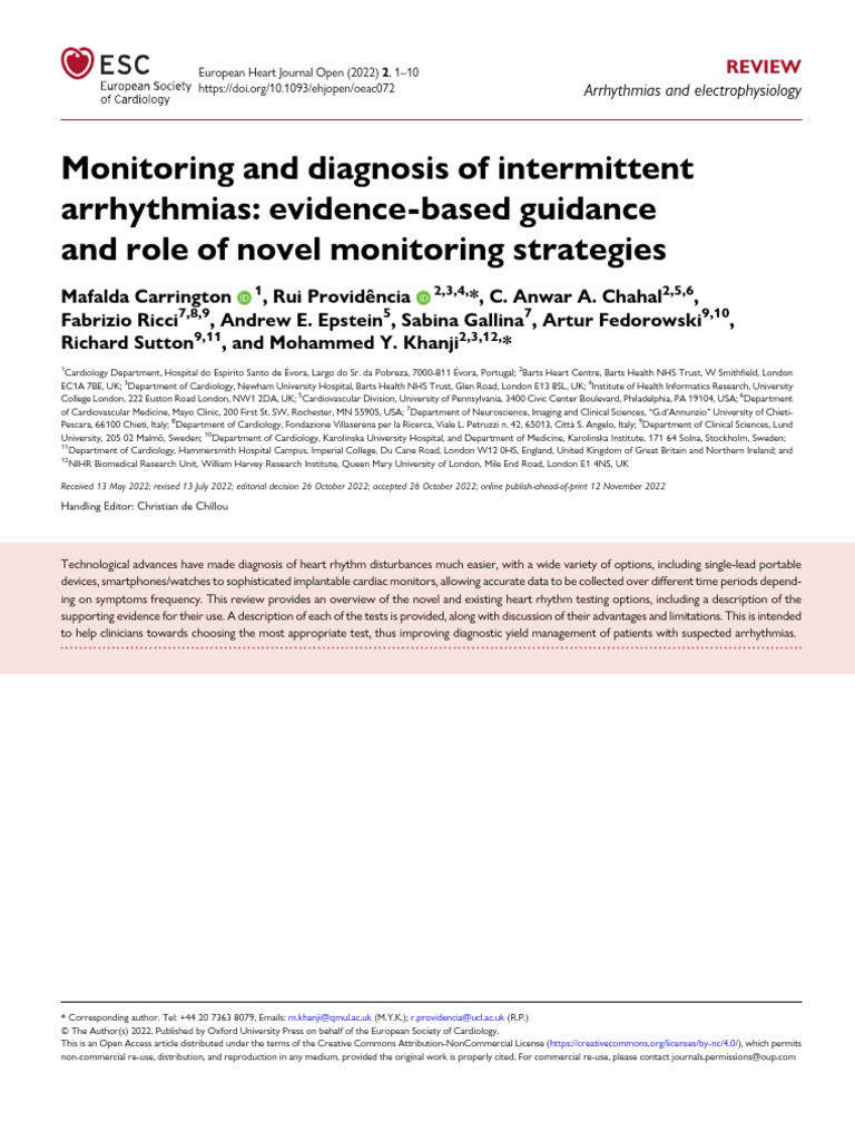 02 Monitoring and Diagnosis of Intermittent | Download Free PDF ...