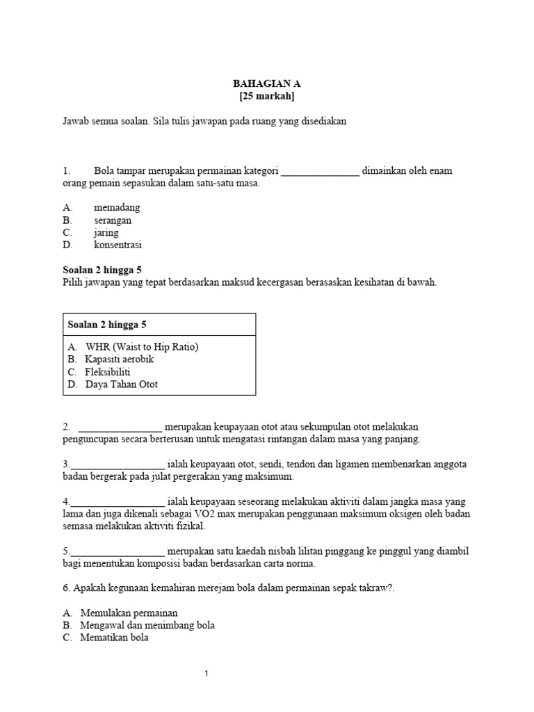 PJPK Exam Paper 2023 Final Questions | PDF