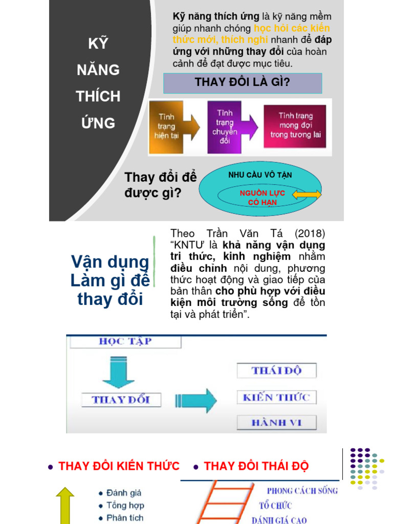Tuan 3. CHIẾN LƯỢC QUẢN LÝ THAY ĐỔI ĐỂ THÍCH ỨNG | PDF