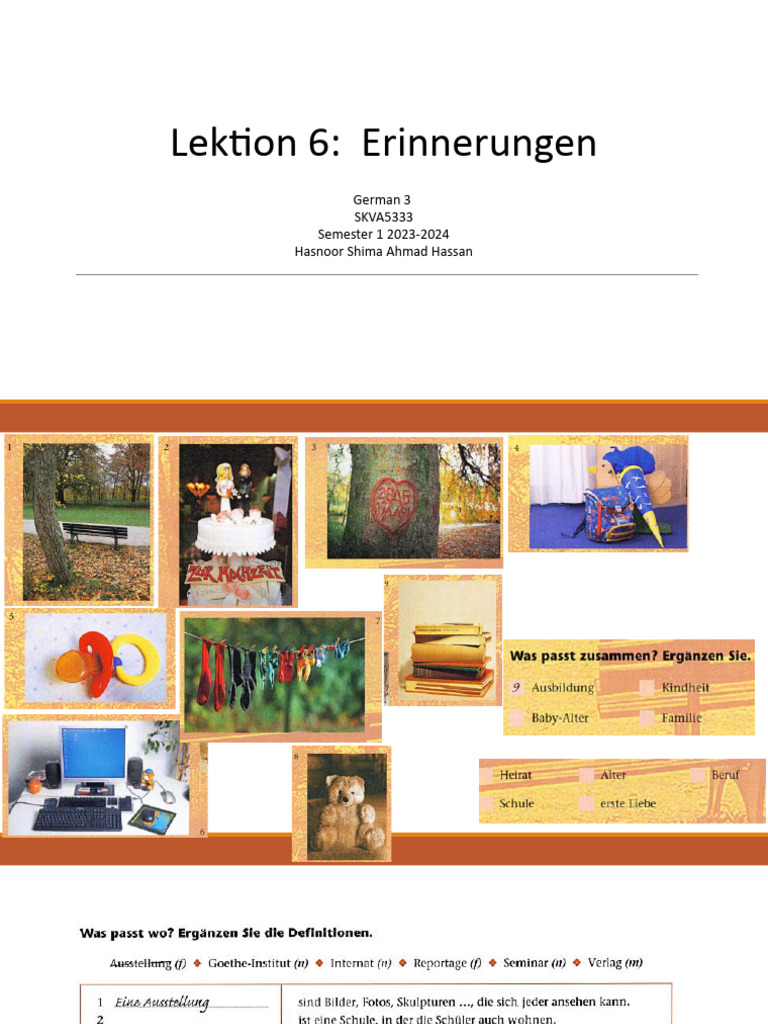 Tangram A2-2 Lektion 6 | PDF