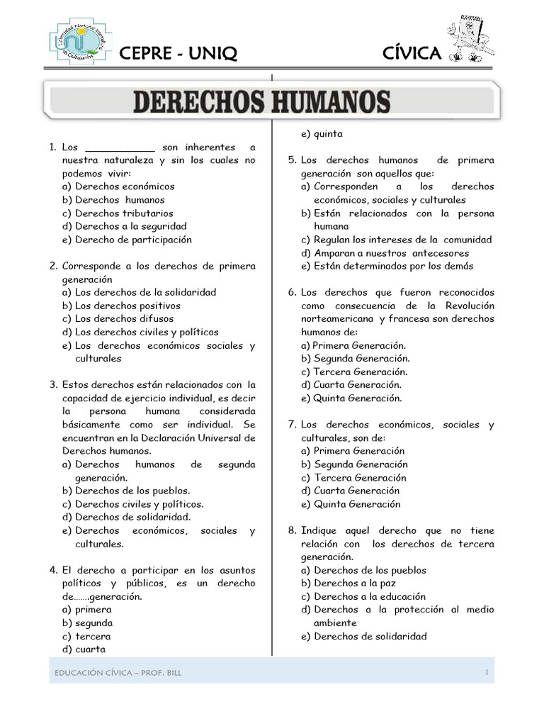 Derechos Humanos: Conceptos Clave | PDF | Derechos | Derechos humanos