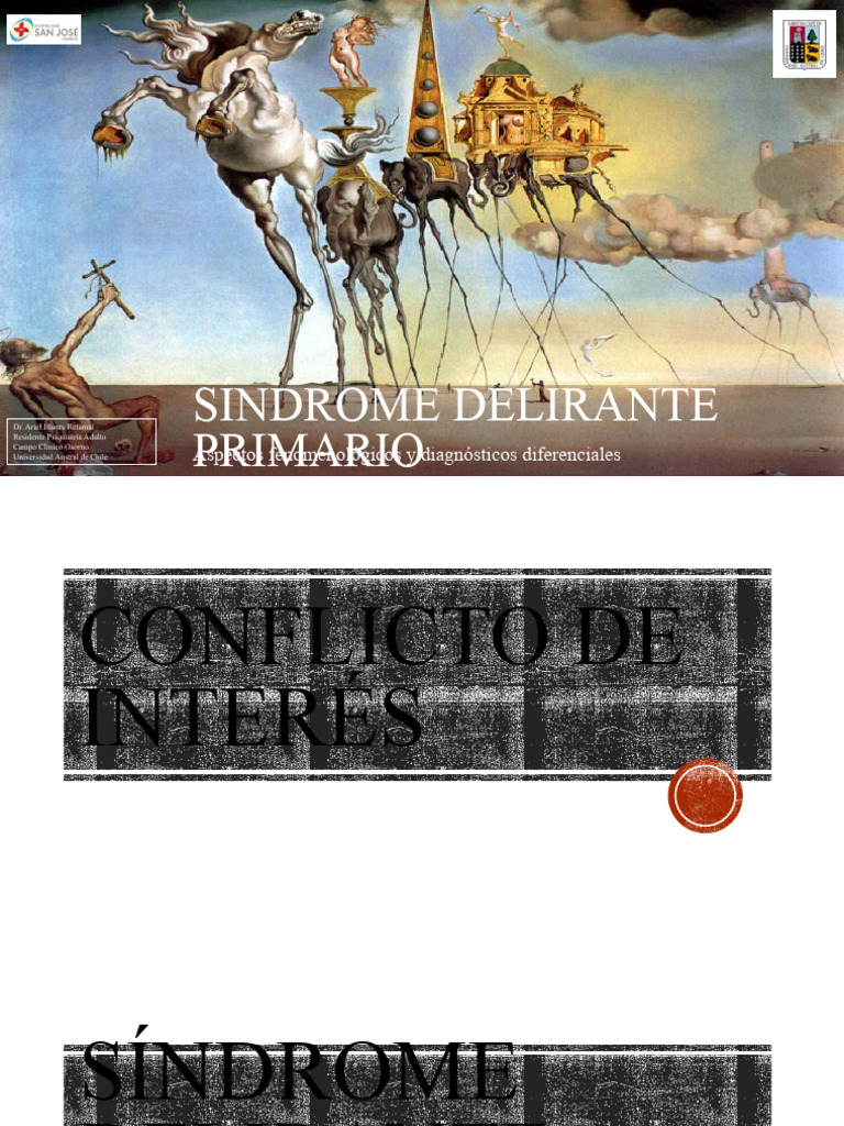 Síndrome Delirante Primario: Diagnóstico y Fenomenología | PDF | Engaño ...