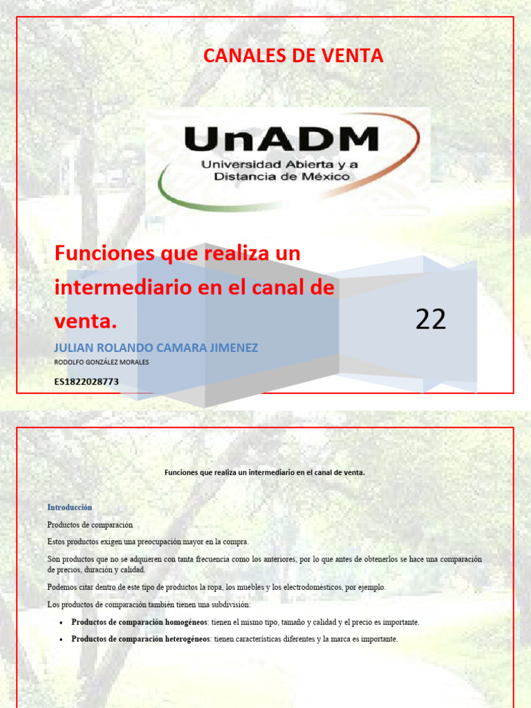 GCAV_U2_A2_ROGM | PDF | Los consumidores | Producto (Negocio)
