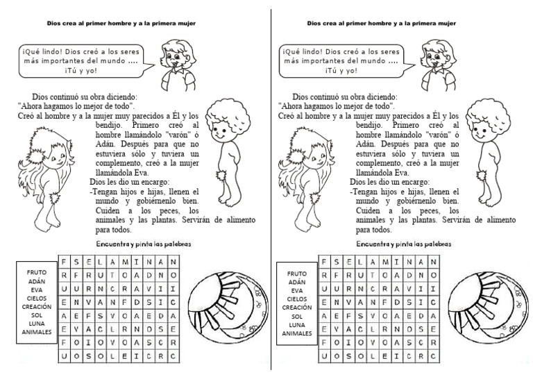 Adan y Eva | PDF | Víspera | Adán