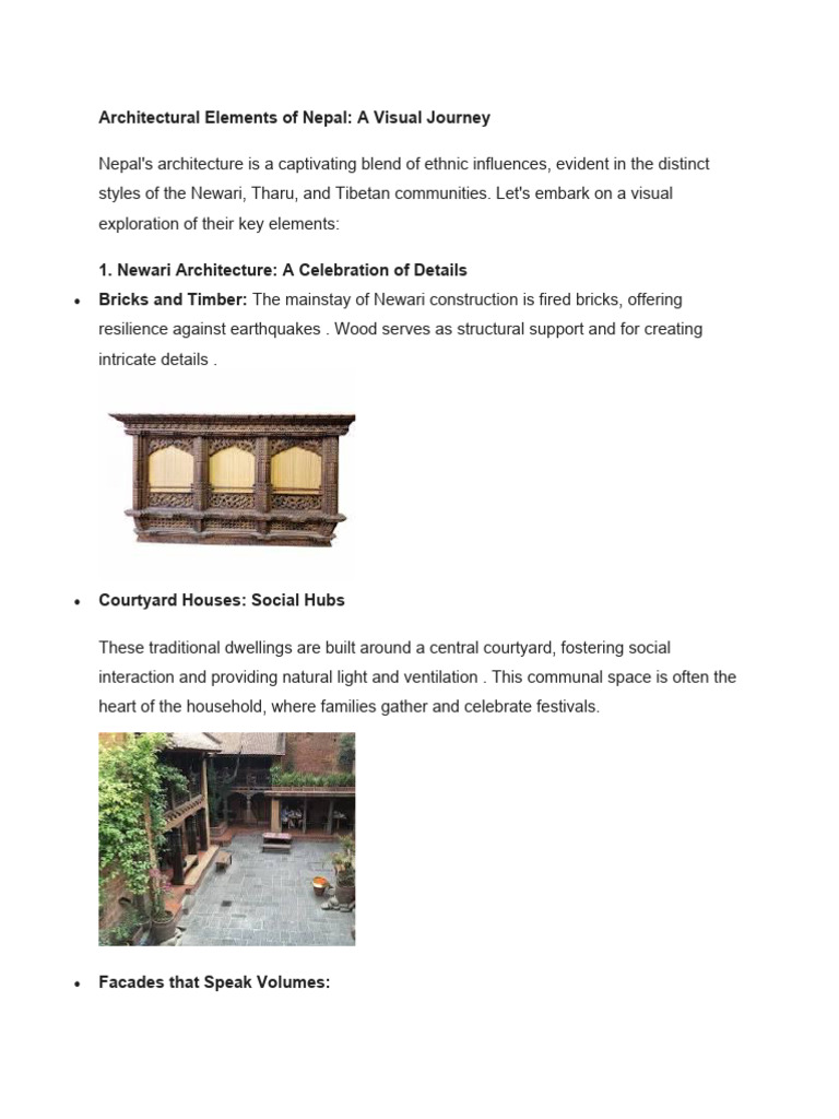 Architectural Elements of Nepal | PDF | Roof | Mandala