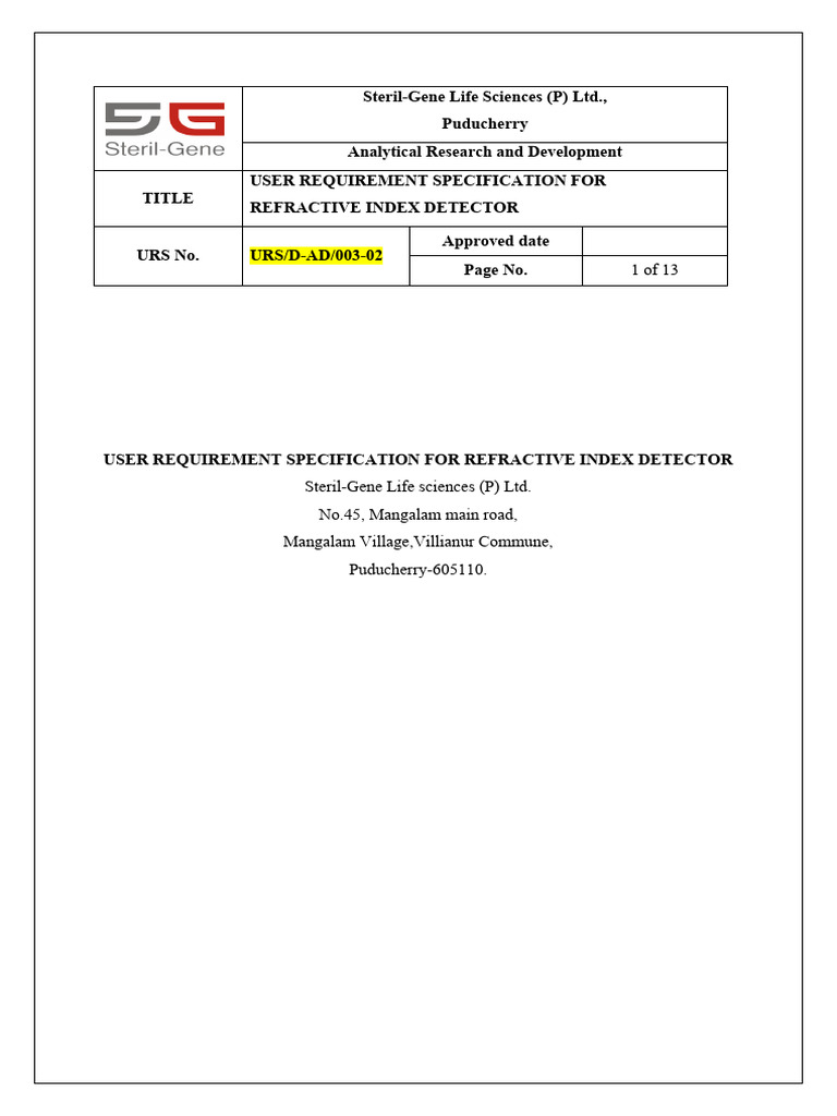 Agilent Rid Urs | PDF | Password | Specification (Technical Standard)