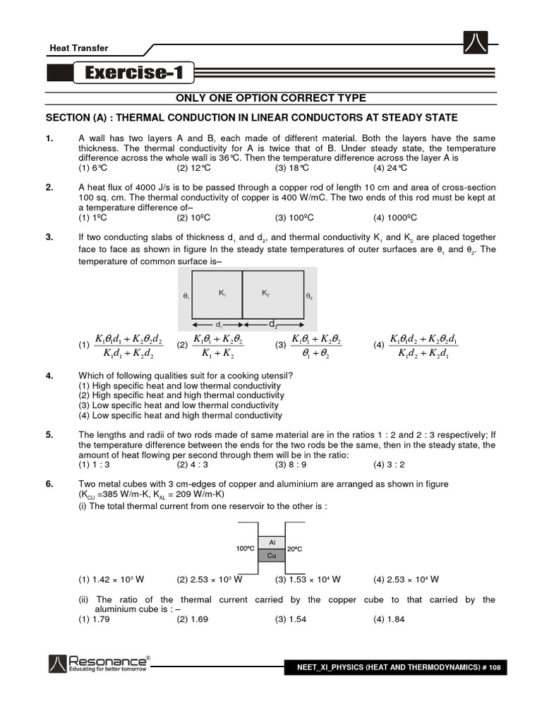 Exercise HT | PDF | Heat | Heat Transfer