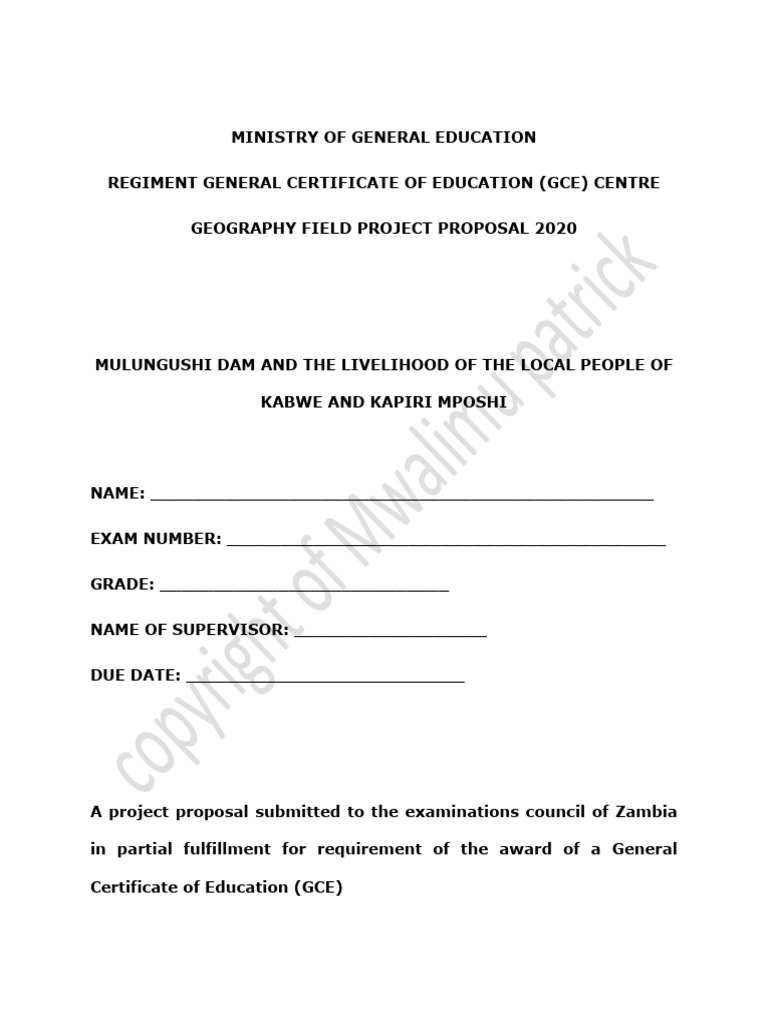 .Trashed-1715284333-6. GEOGRAPHY 10-12 FIELD PROJECT PROPOSAL | PDF ...
