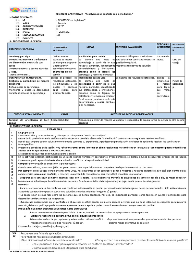 Tutoria + | PDF | Aprendizaje | Ciencias del comportamiento
