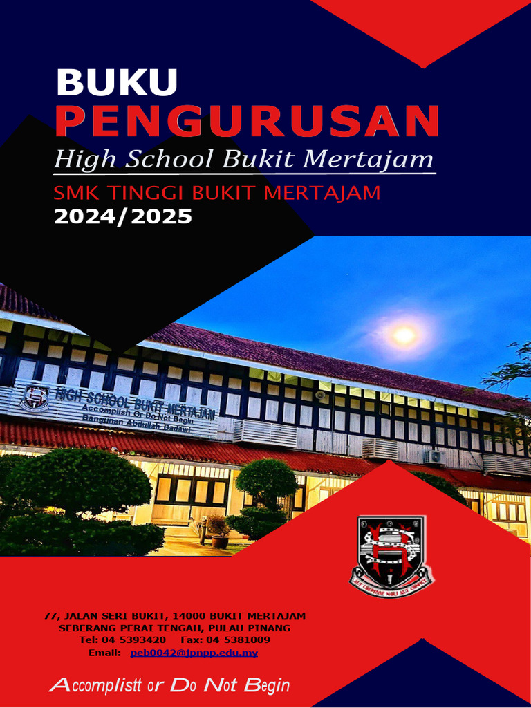 Buku Pengurusan SMK Tinggi BM 2024 2025 | PDF