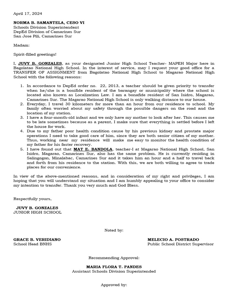 Letter of Intent | PDF