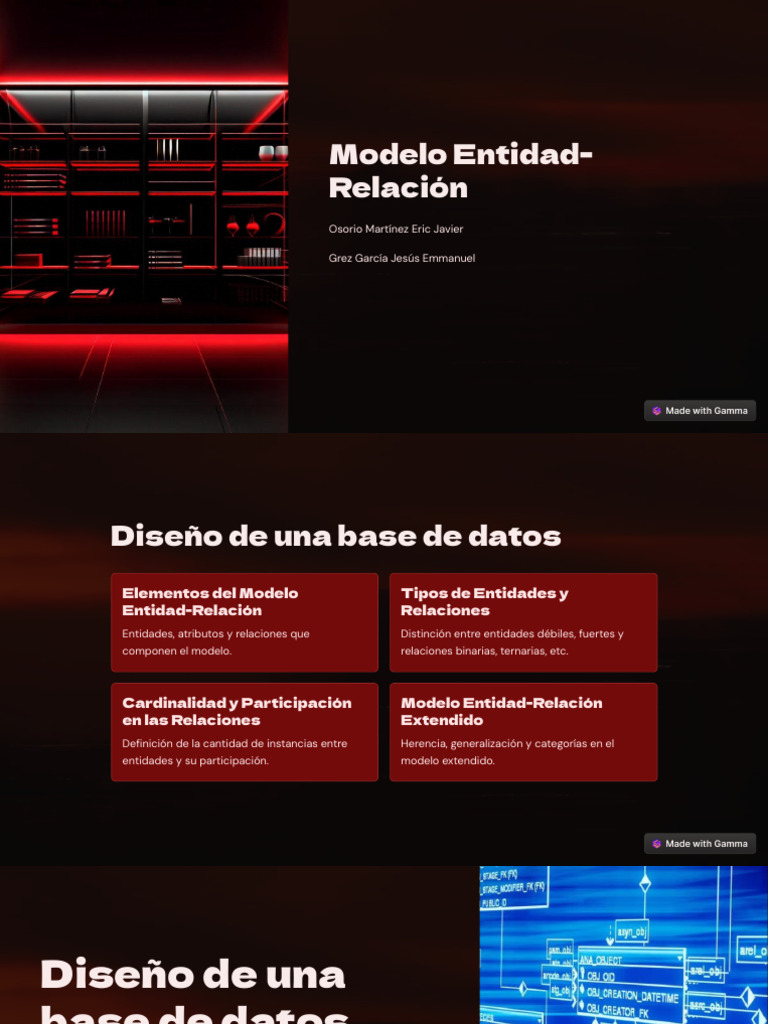 Diseño y Elementos del Modelo ER | PDF | Bases de datos | Ciencias de ...