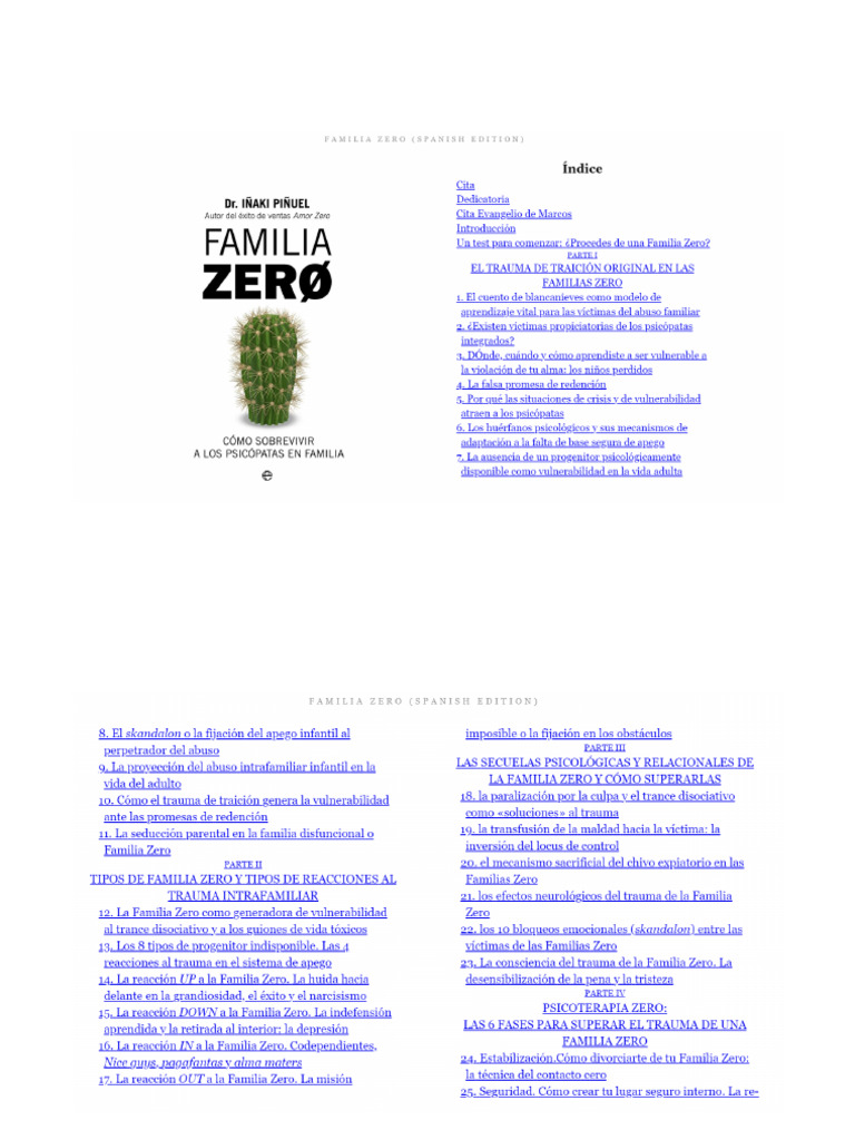 Familia Zero | PDF