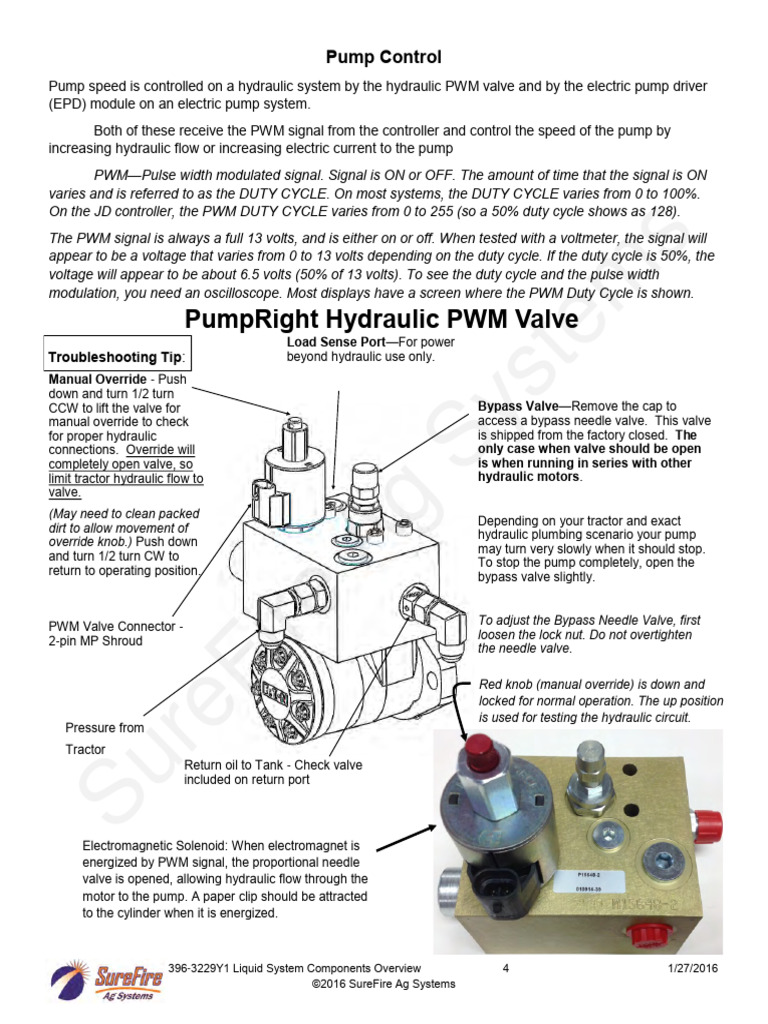 PWM and Pump Control Explained | PDF | Valve | Voltage
