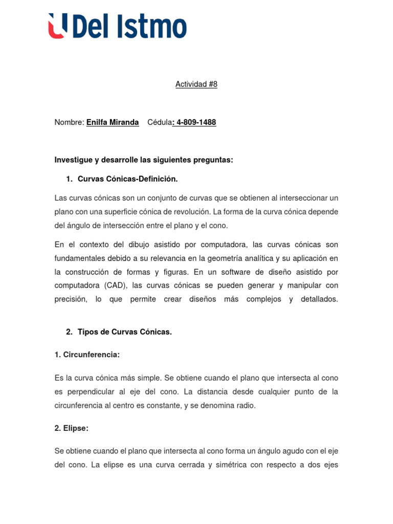 ACTIVIDAD 7 Terminada | PDF | Elipse | Geometría Elemental